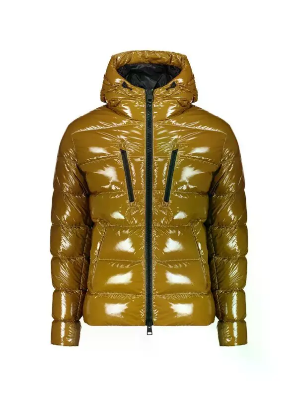 Herno Hooded Down Jacket With Glossy Finish