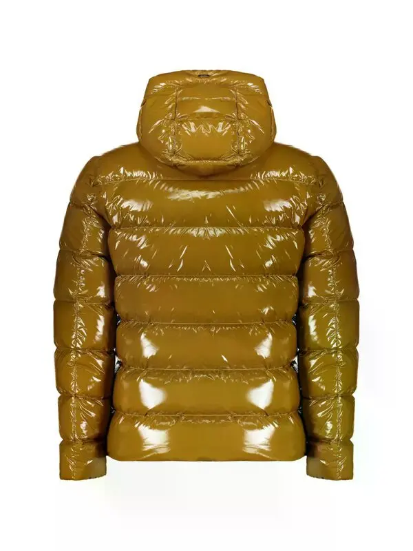 Herno Hooded Down Jacket With Glossy Finish