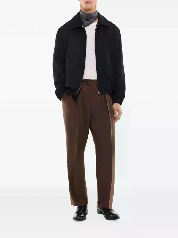 FURSAC Zip-front Spread-collar Jacket