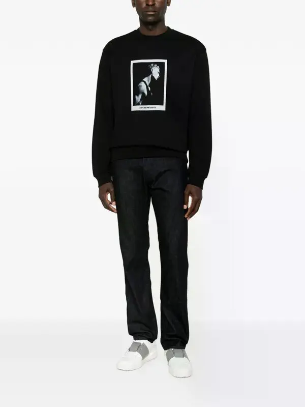 Emporio Armani Graphic-print Sweatshirt