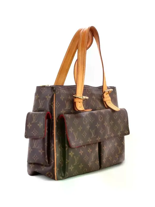 LOUIS VUITTON Monogram Canvas Satchel - Brown