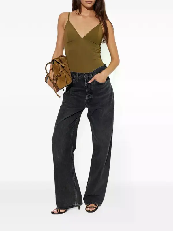 GESTUZ V-neck Spaghetti Strap Tank Top