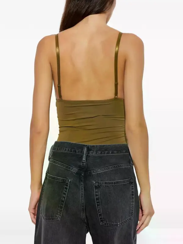 GESTUZ V-neck Spaghetti Strap Tank Top