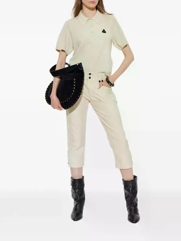 MARANT ETOILE Althea Logo-patch Polo Shirt