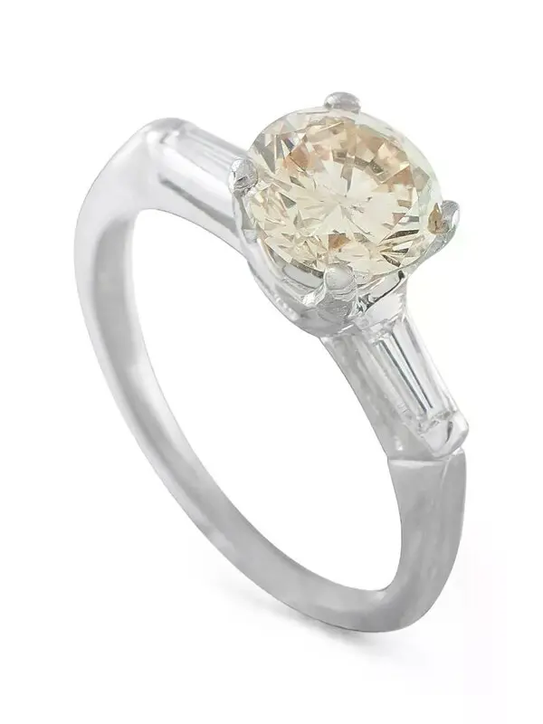 LB EXCLUSIVE Platinum Diamond Band Ring