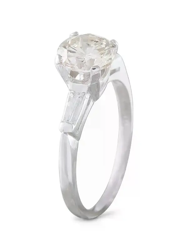 LB EXCLUSIVE Platinum Diamond Band Ring