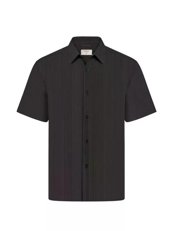 PERCIVAL Vertical-stripe Short-sleeve Shirt