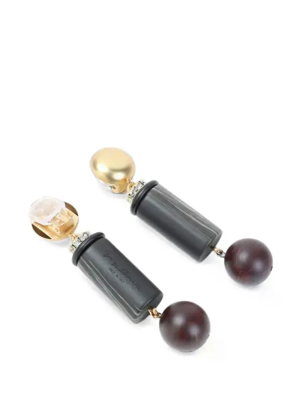 Giorgio Armani Crystal-embellished Drop Earrings