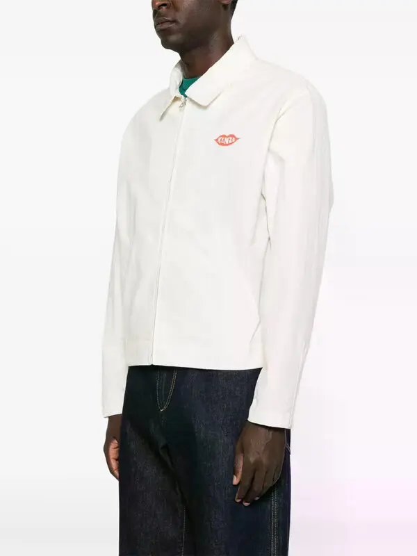 Kenzo Graphic Print Zip-up Jacket