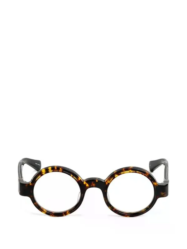 Matsuda Tortoiseshell Effect Round Frame Eyeglasses