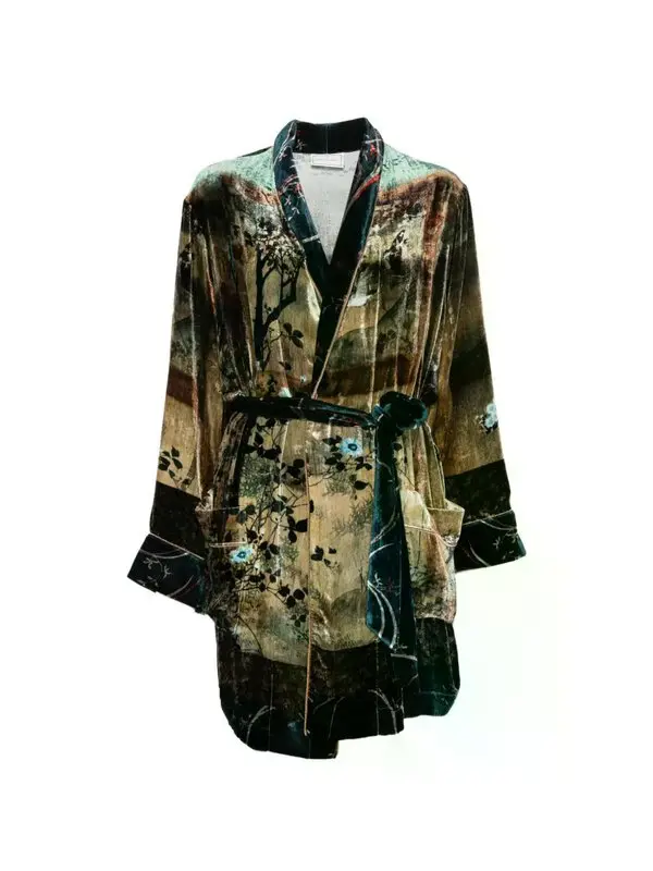 PIERRE-LOUIS MASCIA Kanada Belted Coat - Green
