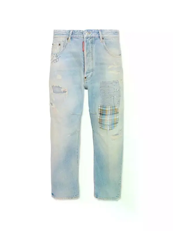 Dsquared2 Patched Superlite Kawaii Jeans