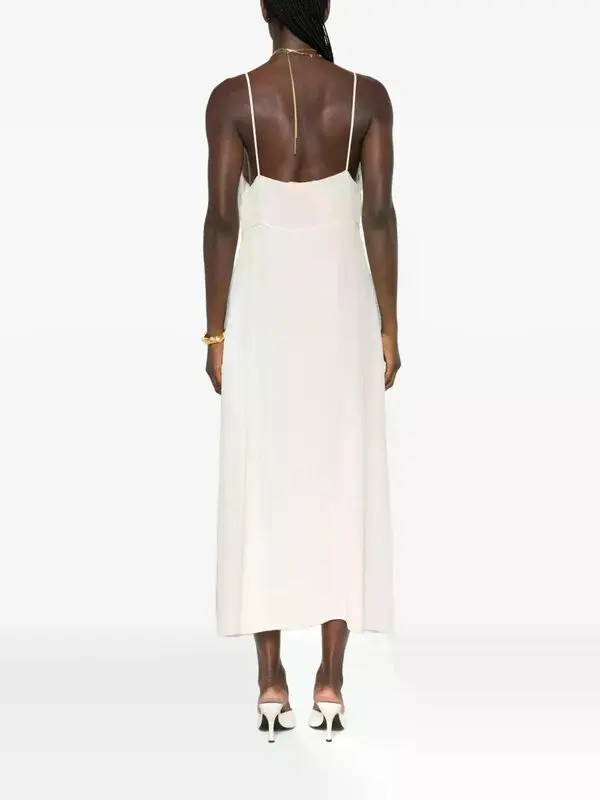 Chloé Lace Trim Midi Dress