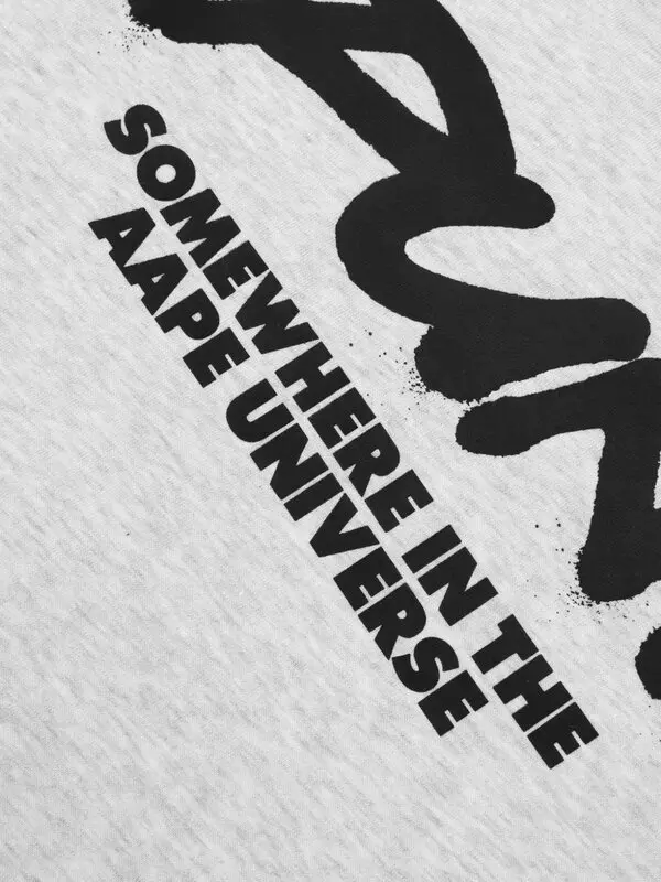AAPE BY *A BATHING APE Moonface Panelled Layered T-shirt