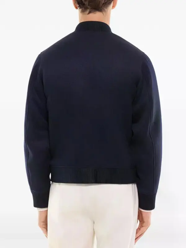 FURSAC Zip-up Bomber Jacket With Ribbed Trim
