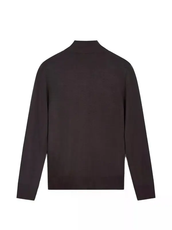 Canali Quarter-zip Knitted Sweater