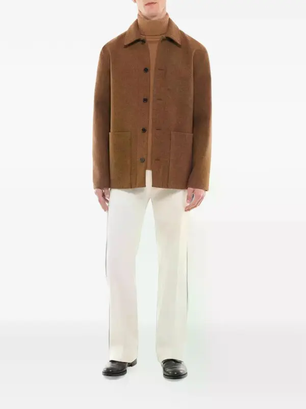 FURSAC Classic Collar Patch Pocket Coat