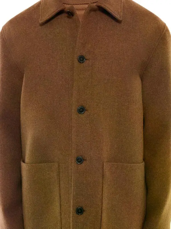 FURSAC Classic Collar Patch Pocket Coat