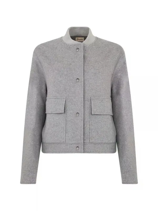 Herno Virgin Wool Bomber Jacket