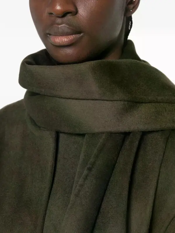 THE DYNAMIS STUDIO Scarf-detail Belted Coat