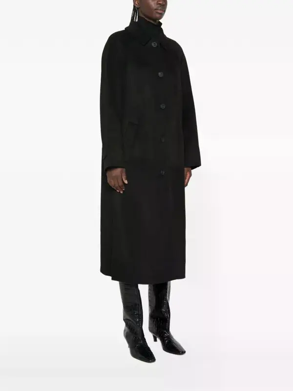 THE DYNAMIS STUDIO Raglan-sleeve Button-down Coat