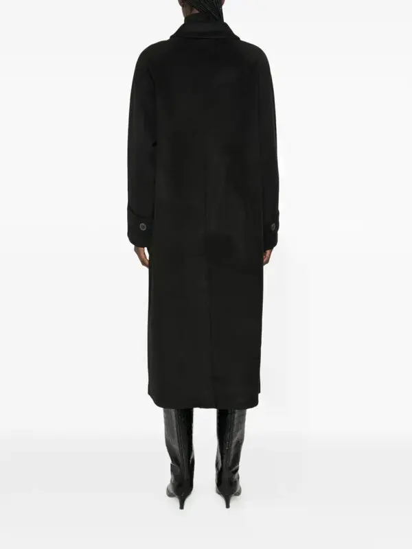 THE DYNAMIS STUDIO Raglan-sleeve Button-down Coat