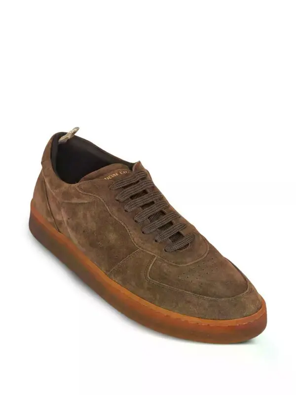 Officine Creative Suede Lace-up Sneakers - Brown