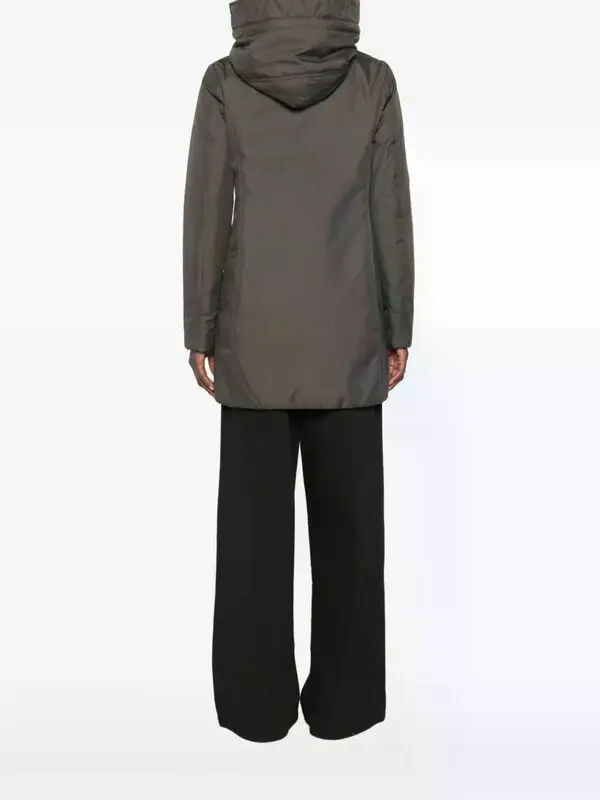 FAY Hooded Coat With Lobster-clasp Fastening