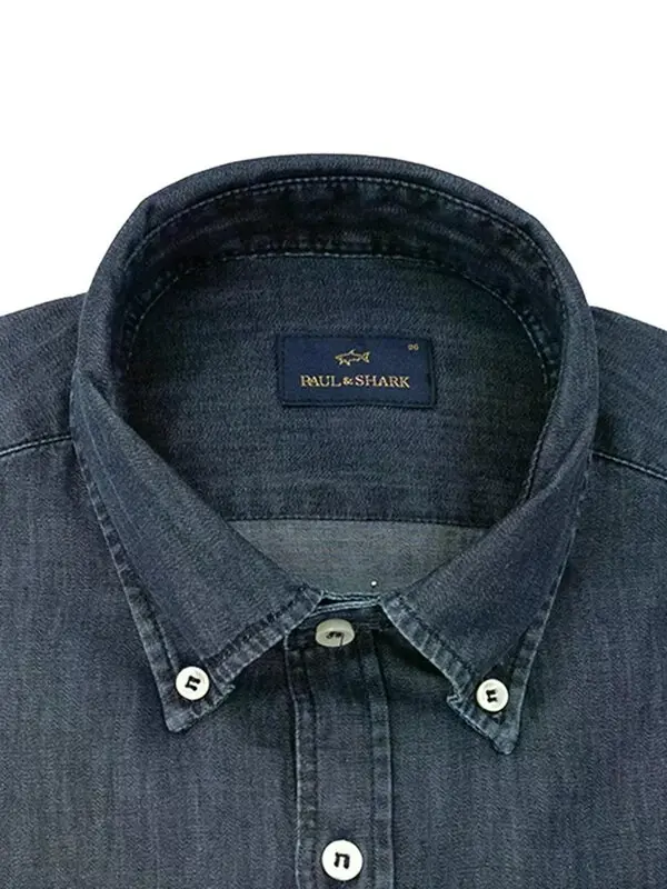 Paul & Shark Button-down Denim Shirt