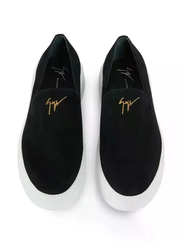 GIUSEPPE ZANOTTI Cobi Suede Slip-on Sneakers