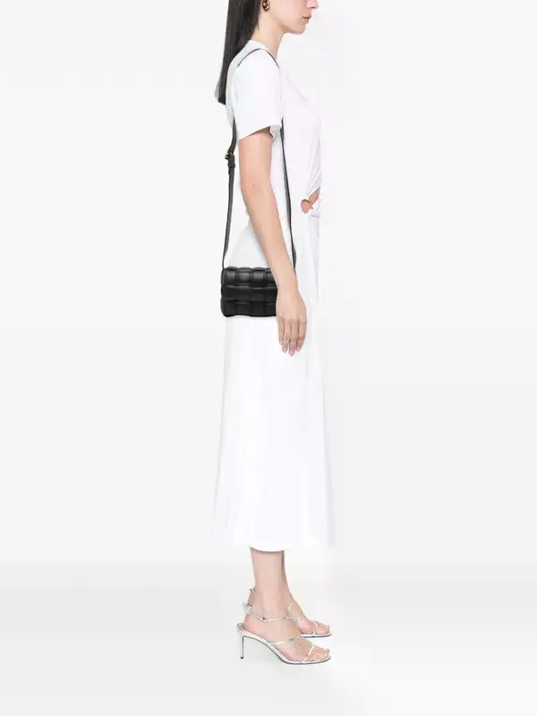 Bottega Veneta Small Nappa Intrecciato Padded Cassette Crossbody Bag - Black