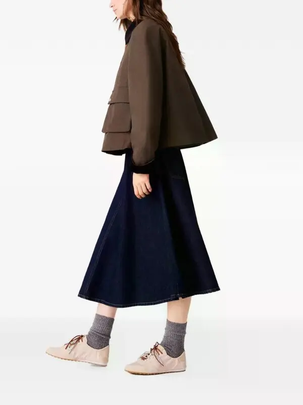 Maje Corduroy-trim Press-stud Jacket
