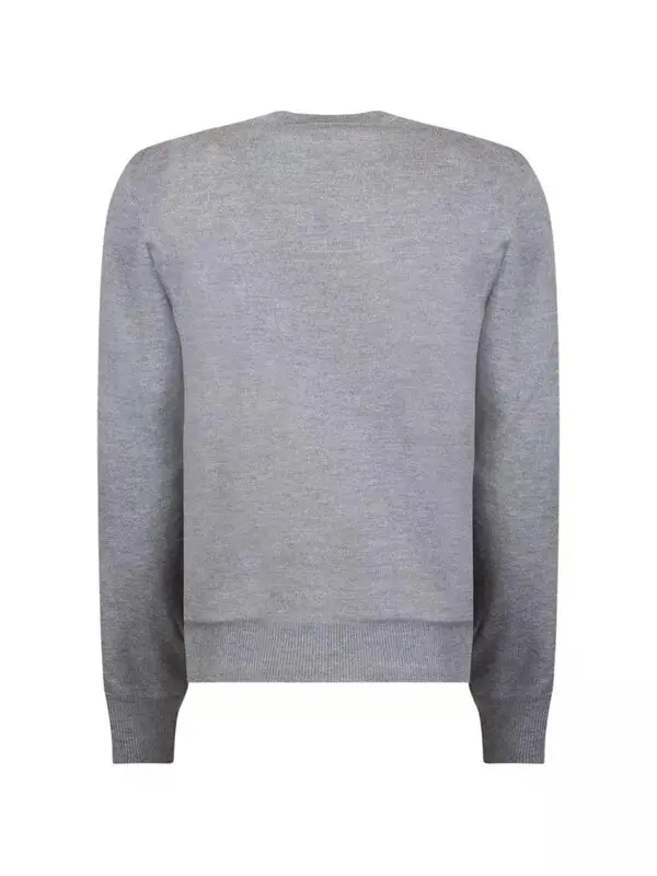 GRAN SASSO Argyle-knit Crew-neck Sweater