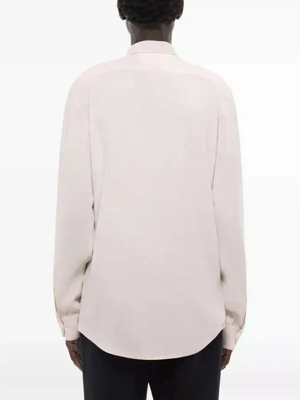 FURSAC Concealed-front Classic-collar Shirt