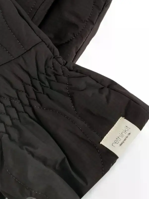 RETHINKIT STUDIOS Quilted Insulated Mittens - Black