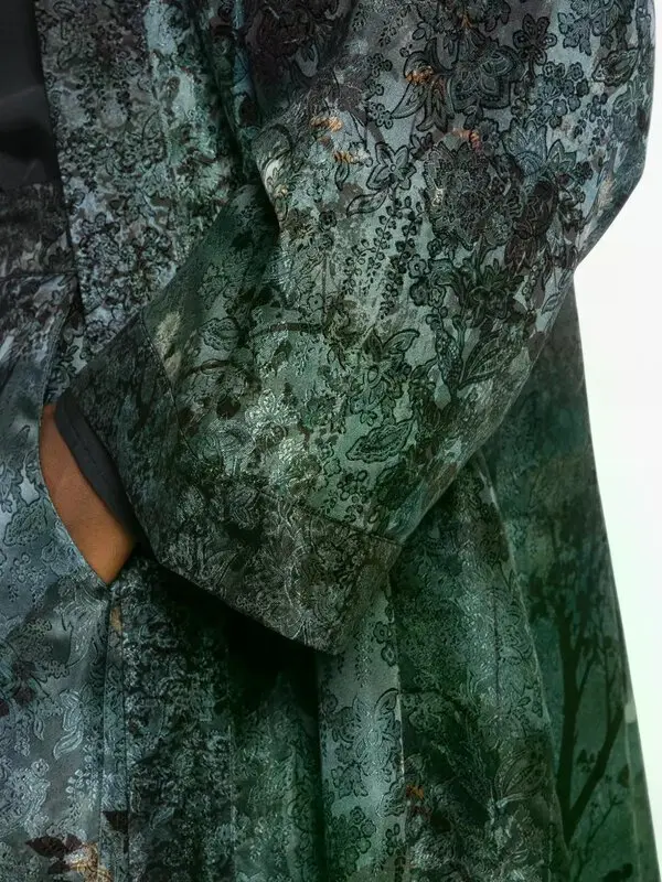 PIERRE-LOUIS MASCIA Floral-print Silk Kimono