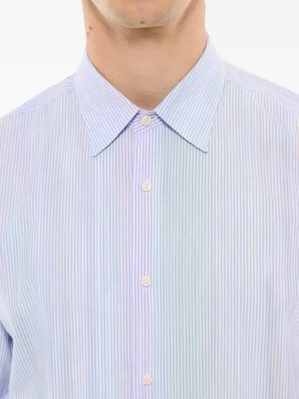 FURSAC Striped Straight-collar Shirt