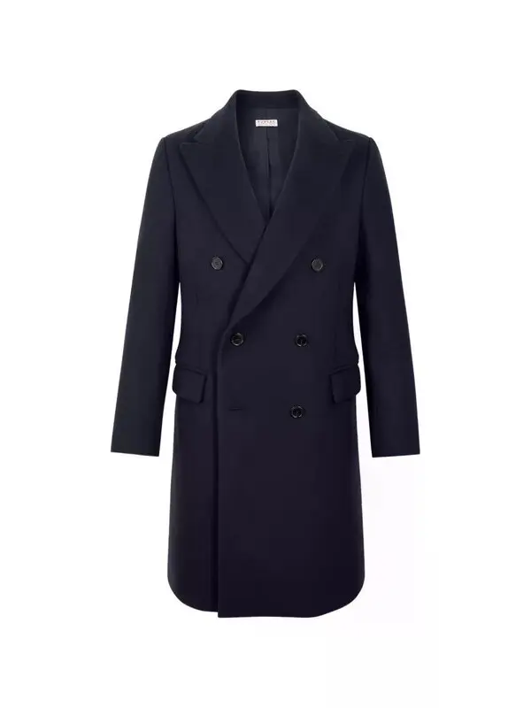 FURSAC Herringbone Double-breasted Coat