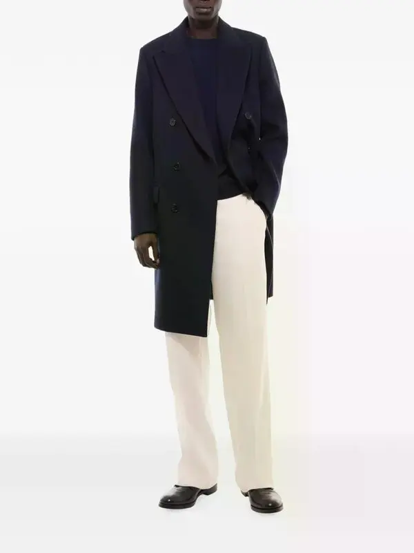 FURSAC Herringbone Double-breasted Coat