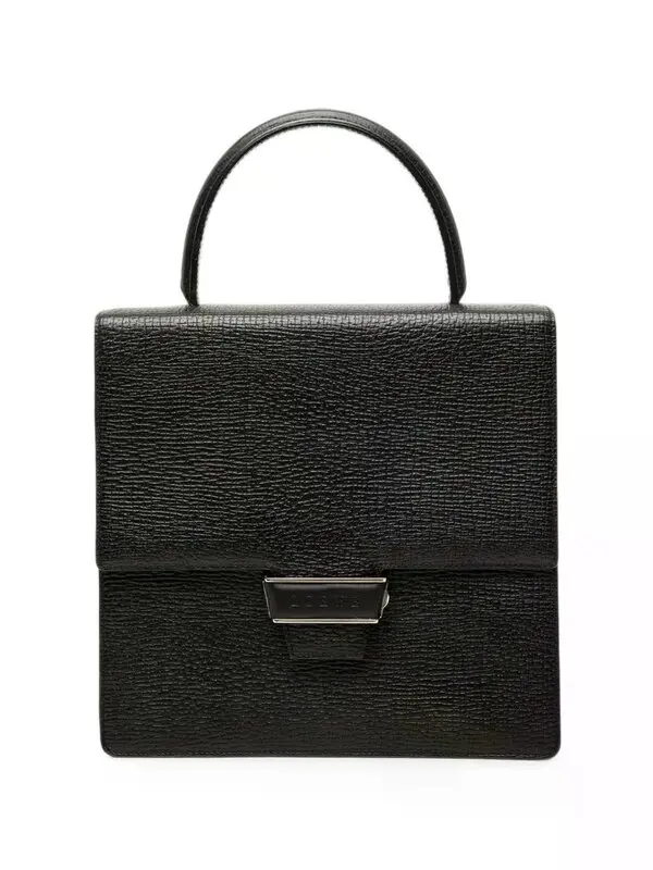 Loewe 20th Century Textured Leather Top Handle Bag Satchel
