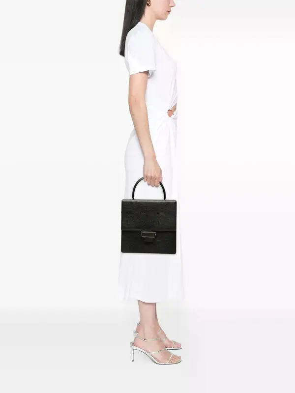 Loewe 20th Century Textured Leather Top Handle Bag Satchel