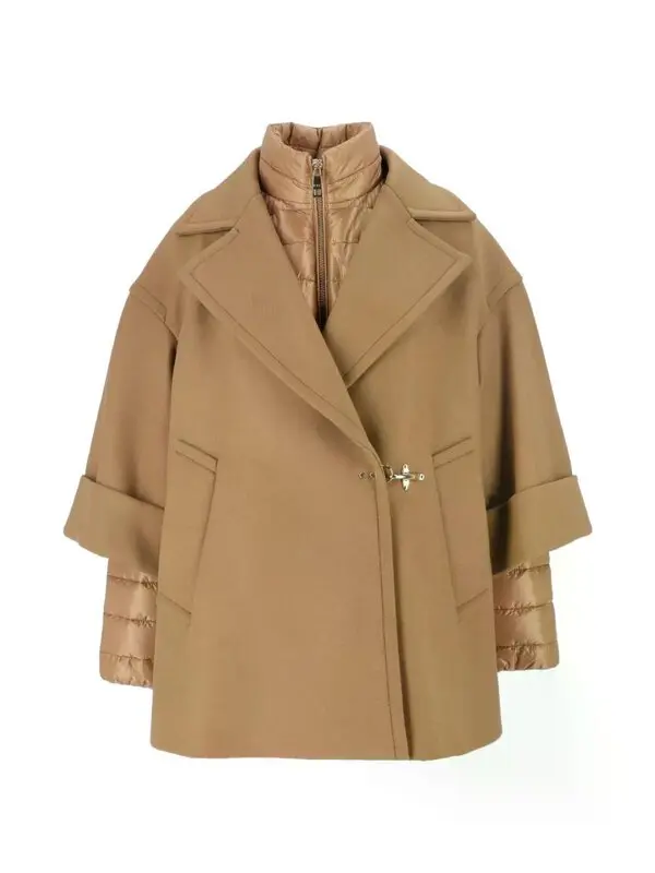 FAY Lobster-claw-fastening Layered-sleeve Jacket