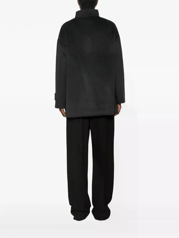 THE DYNAMIS STUDIO High-neck Patch-pocket Coat