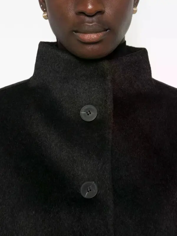 THE DYNAMIS STUDIO High-neck Patch-pocket Coat
