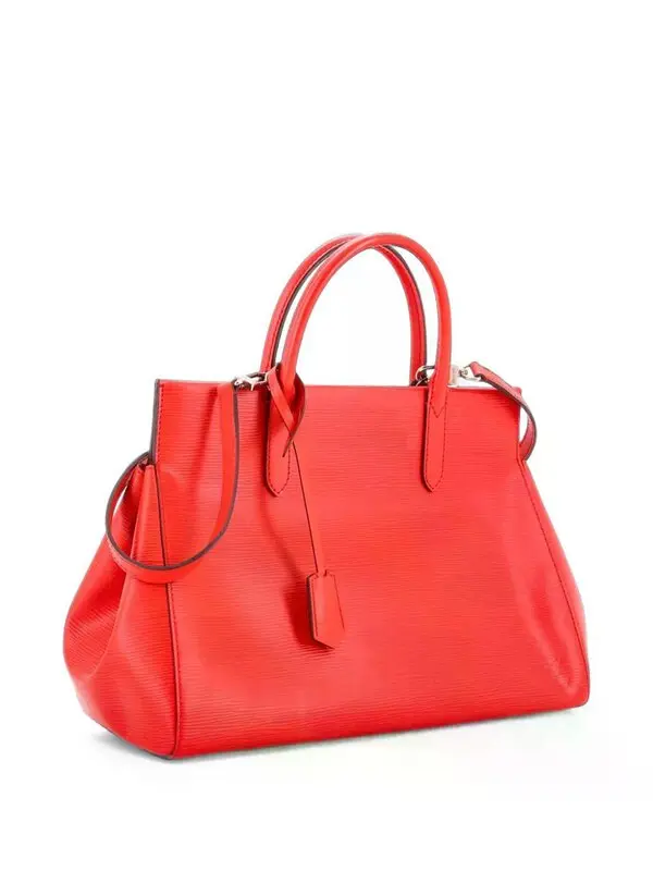 LOUIS VUITTON Epi Leather Satchel Mm - Red