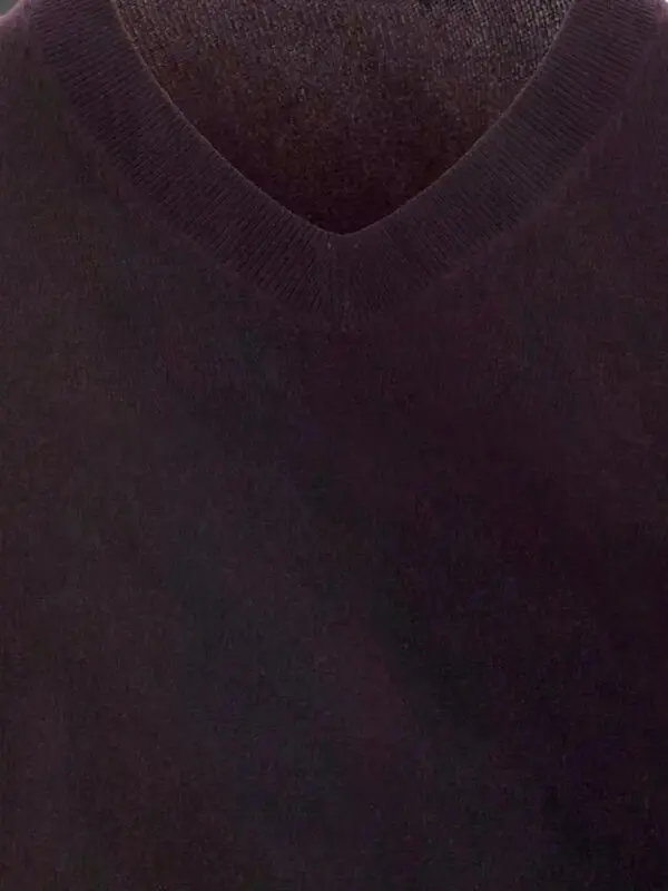 ALLUDE V-neck Cashmere Sweater