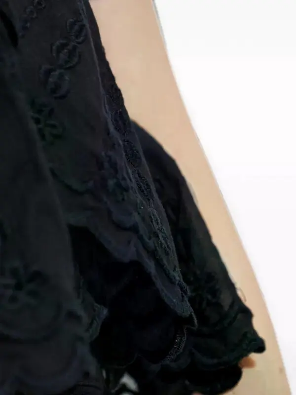 MARANT ETOILE Lorna Broderie-anglaise Cape Top - Black