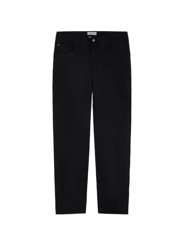 Jacob Cohen Straight Leg Jeans With Logo Patch