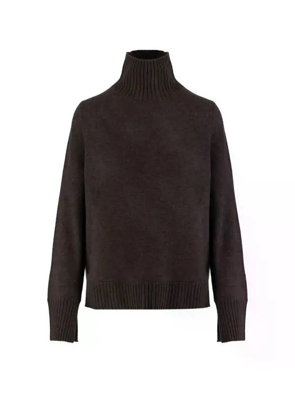 ALLUDE Ribbed-knit Turtleneck Sweater