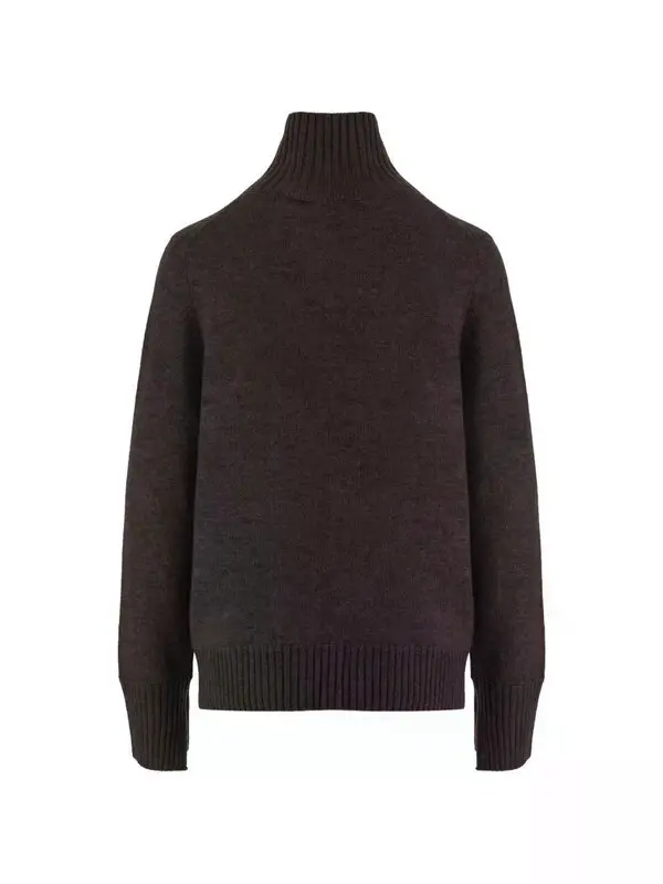 ALLUDE Ribbed-knit Turtleneck Sweater